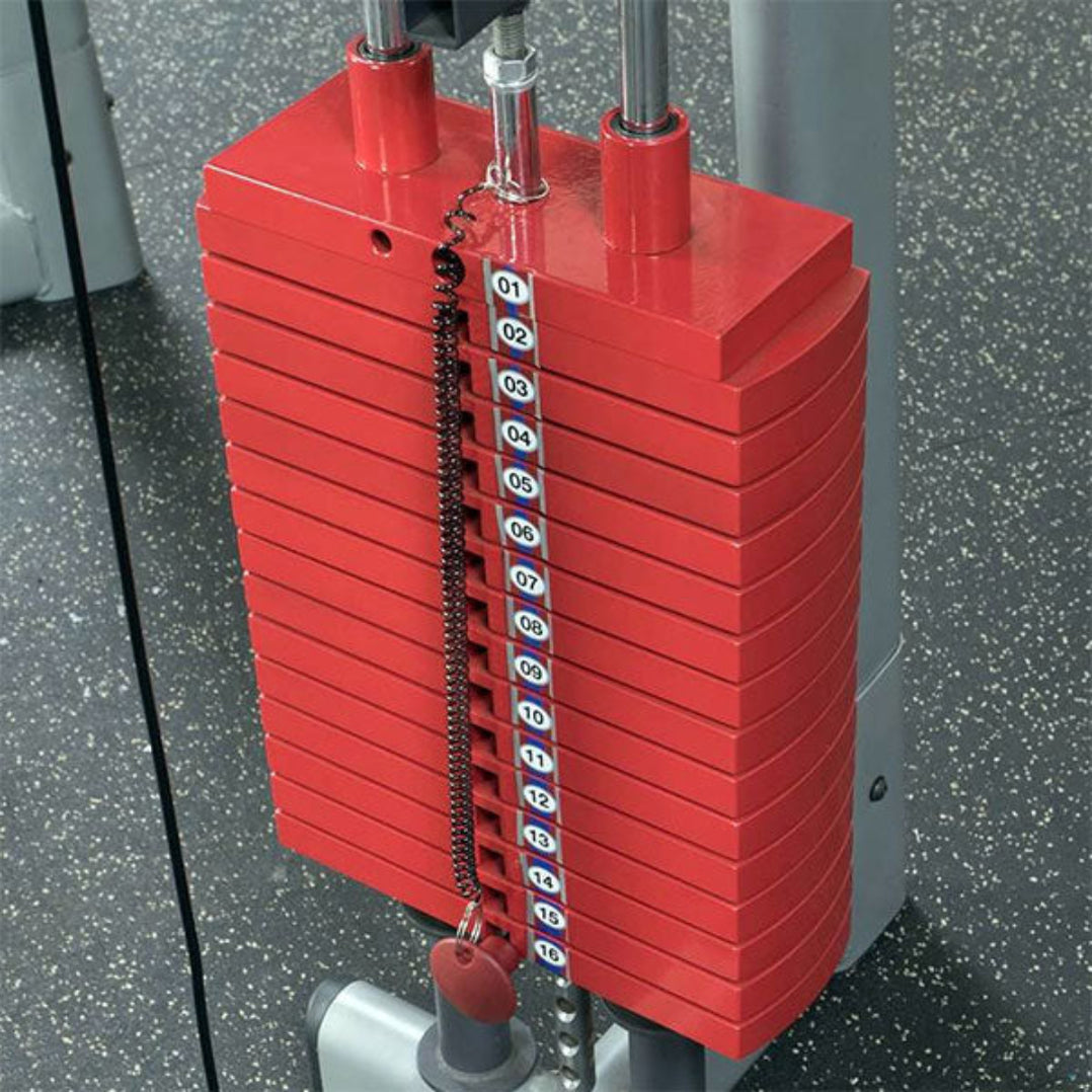 Body Solid Tools HP200 Premium Red 200 lb Weight Stack — Select Fitness