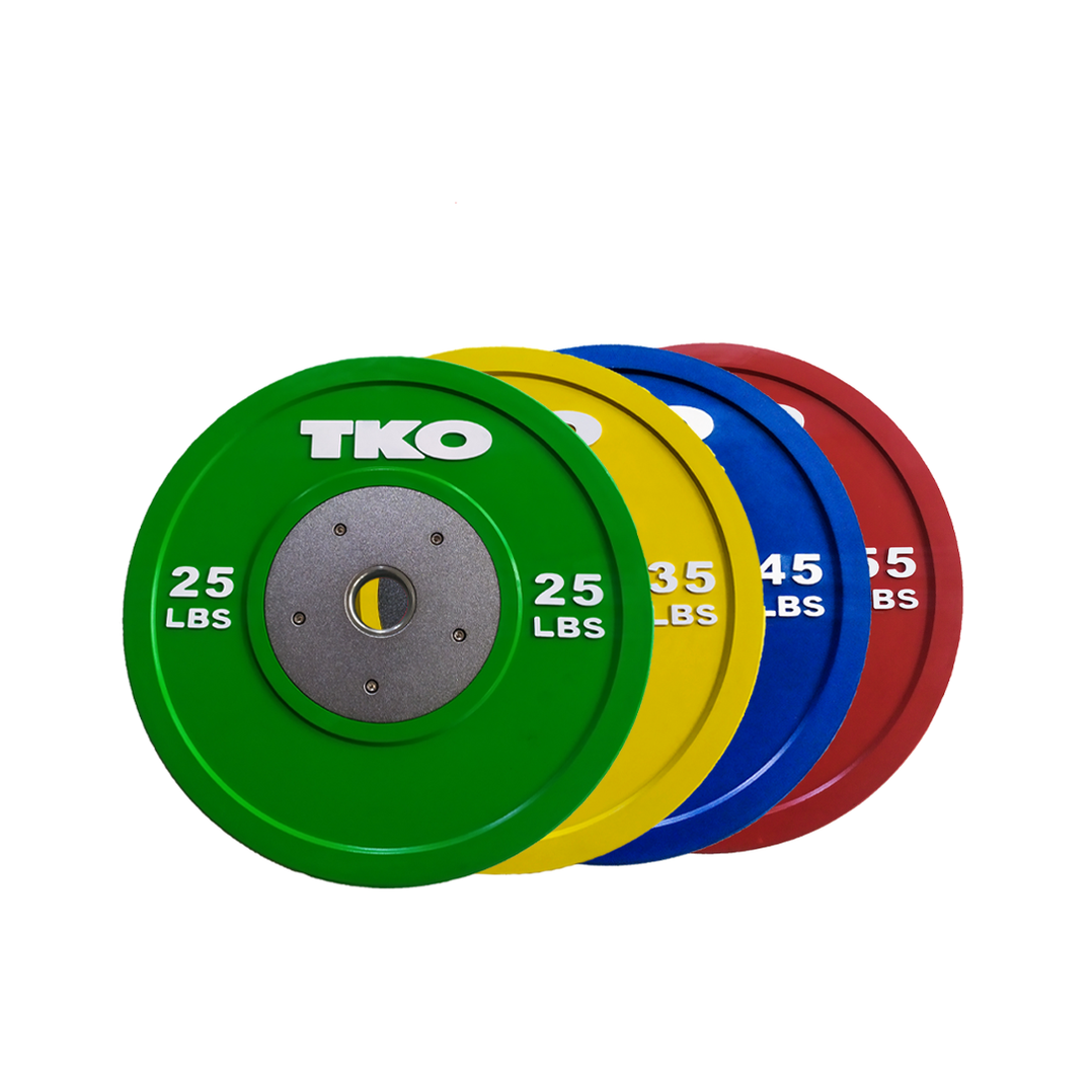 TKO 802CCBP Colored Competition Bumper Plate Sets — Select Fitness
