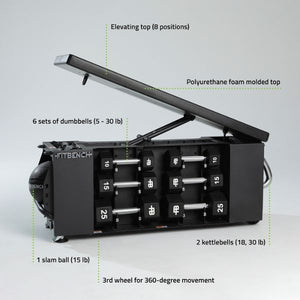 FitBench One- All In One With Weights and Storage For Sale — Select Fitness