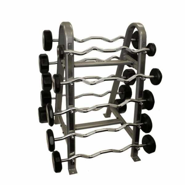 Troy Barbell 12-Sided Urethane Barbell Set with Rack For Sale — Select ...