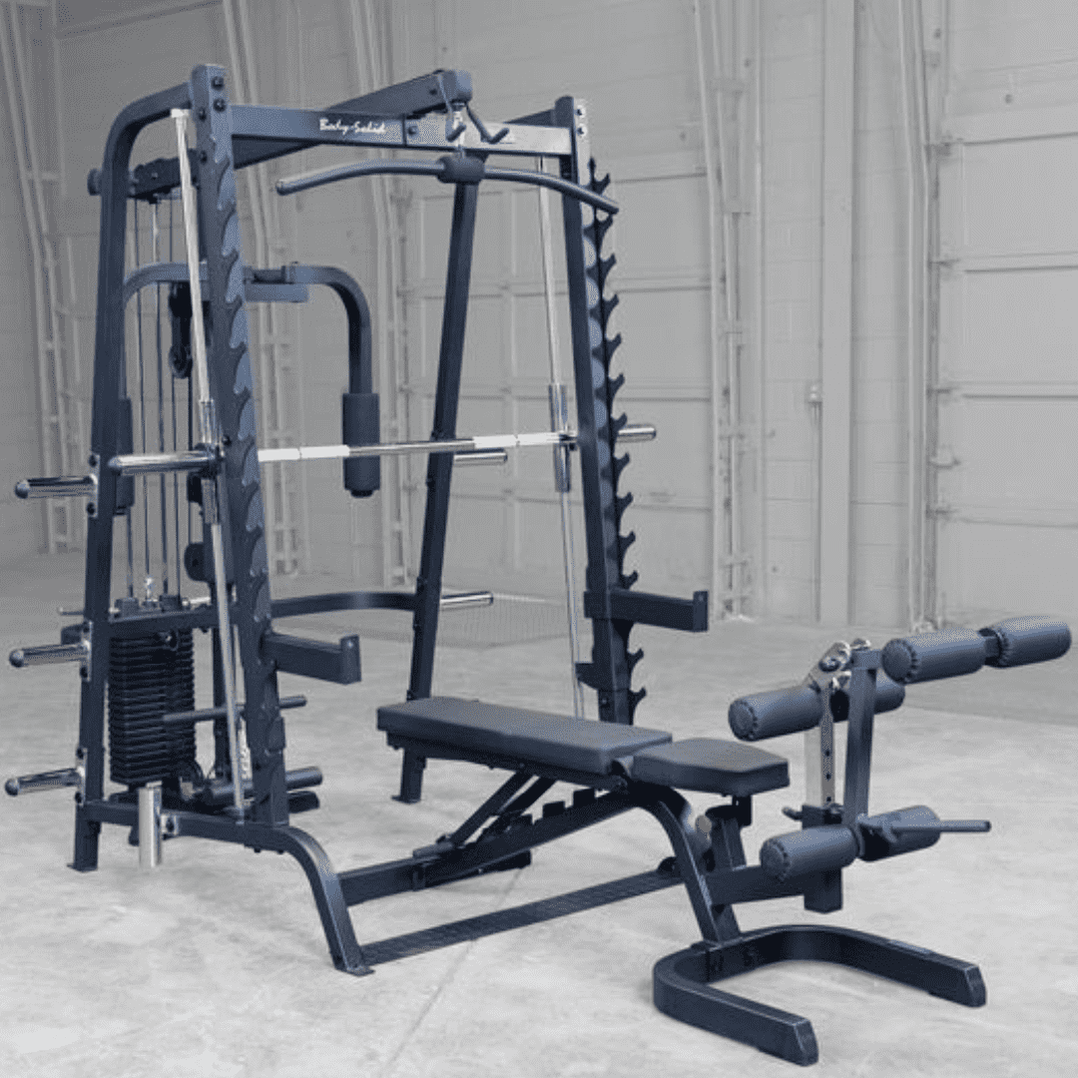 Body-Solid GS348BP4B Series 7 Smith Machine Home Gym Bundle — Select ...