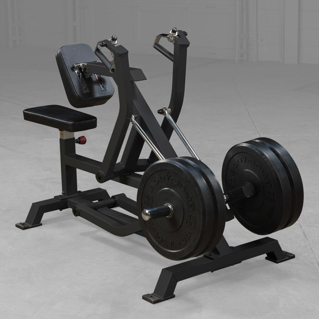 Body Solid Pro Clubline LVSR/LVSRB Leverage Seated Row Machine — Select ...
