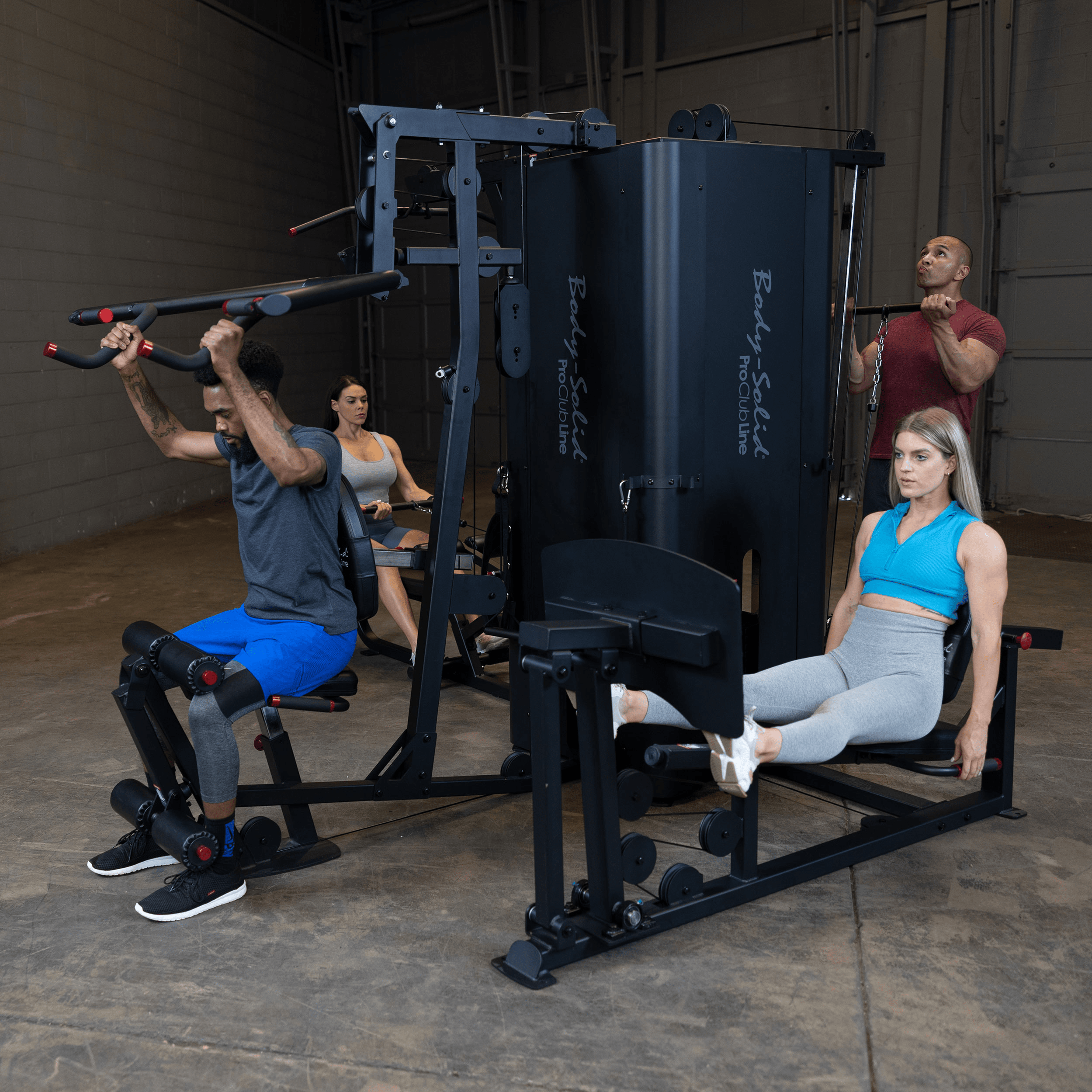 Body Solid Pro Clubline S1000 4-Stack Gym For Sale — Select Fitness