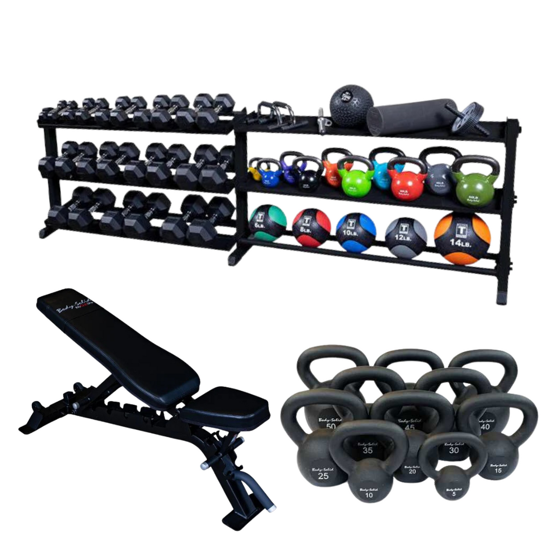 Select Fitness X Body Solid Free Weight Starter Pack For Sale