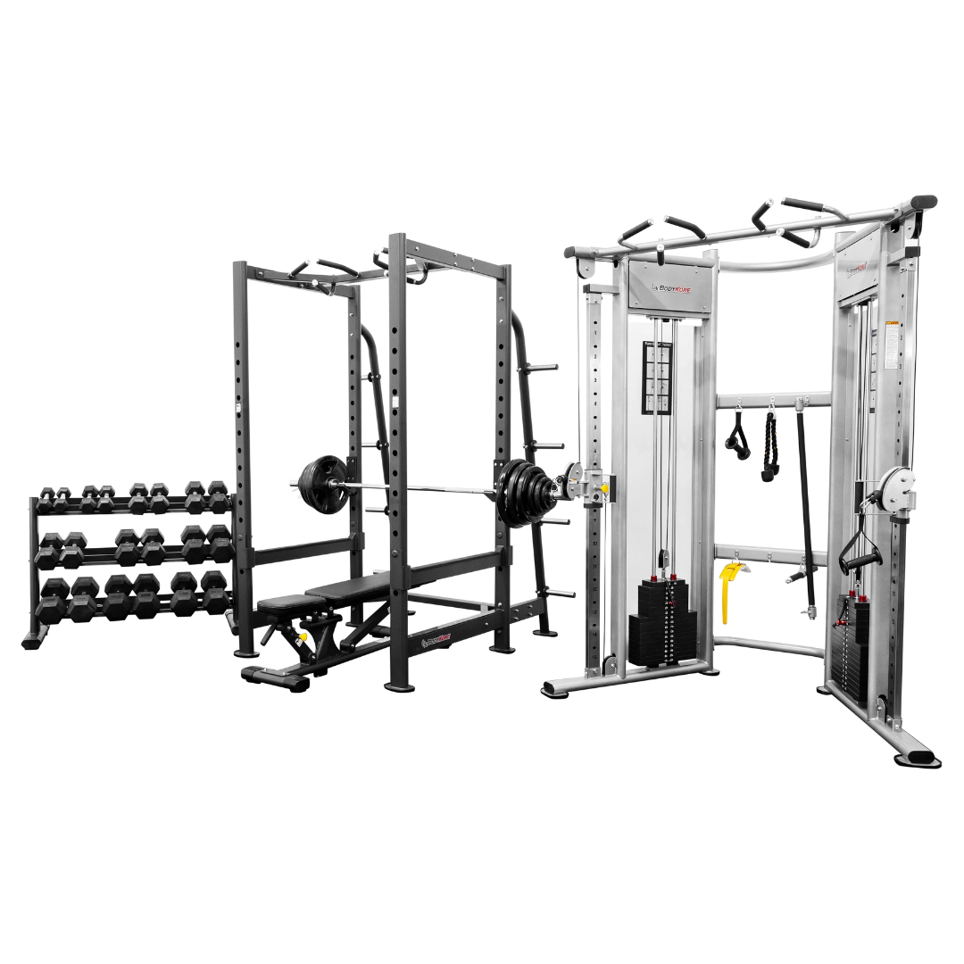 Bodykore Functional Trainer Power Rack Home Gym Package — Select Fitness