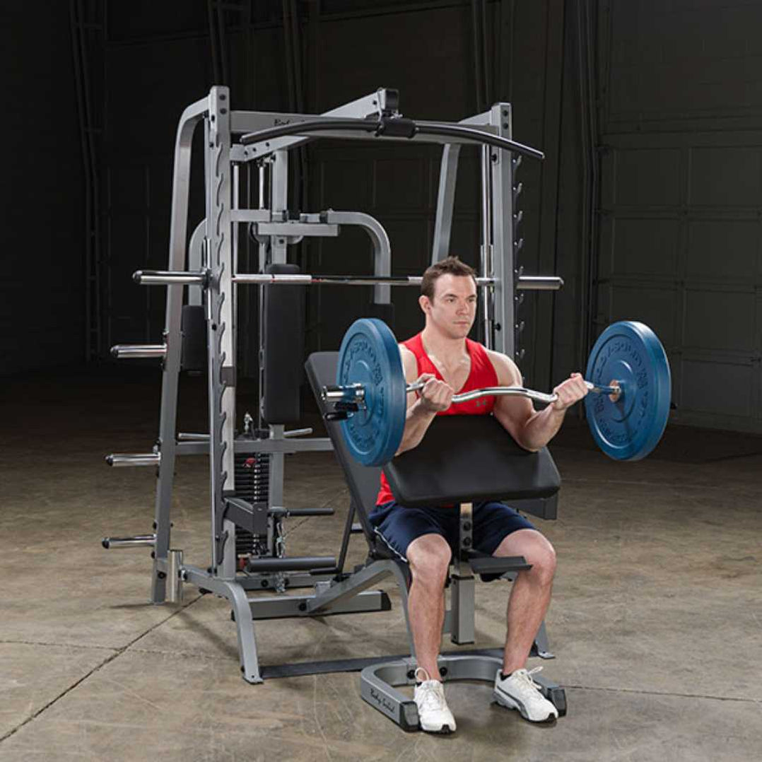 Body-Solid GS348BP4B Series 7 Smith Machine Home Gym Bundle — Select ...