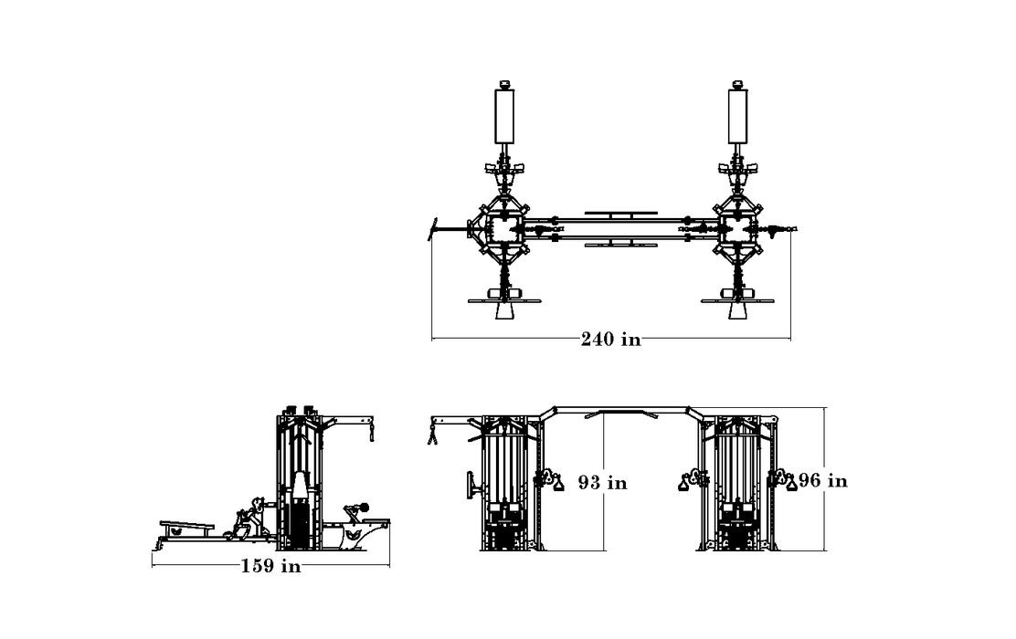 Defiant Strength 8-Stack Multi-Station — Select Fitness