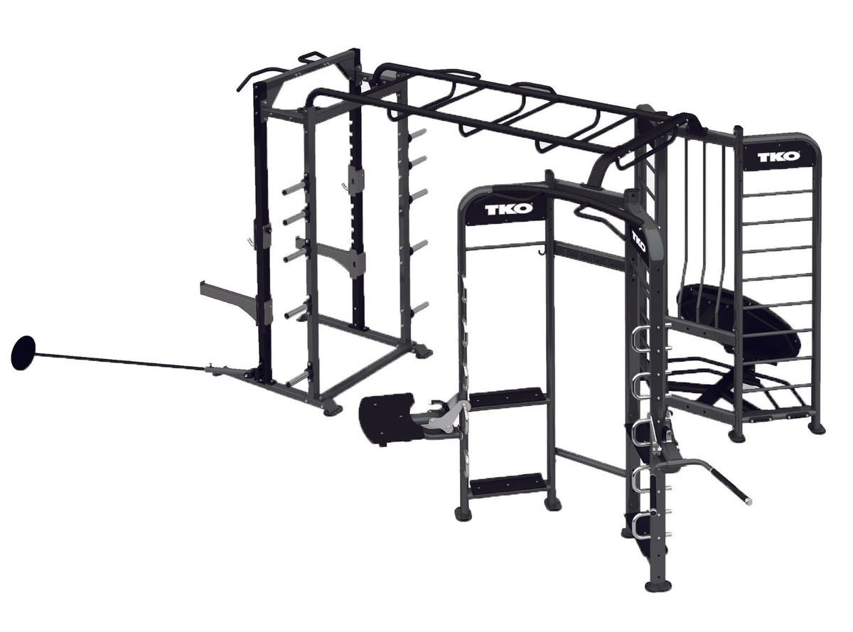 TKO Strength Stretch / Rebounder / Power Rack Station — Select Fitness