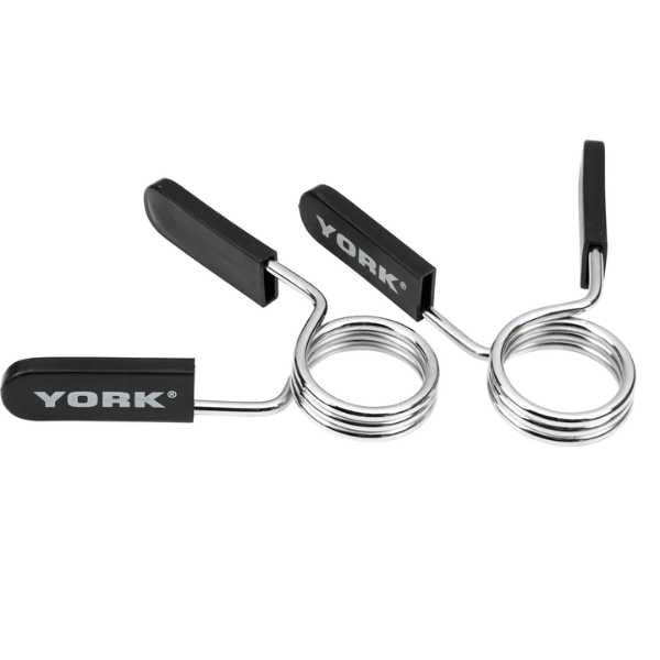 York Barbell 2″ Spring Collars For Sale — Select Fitness