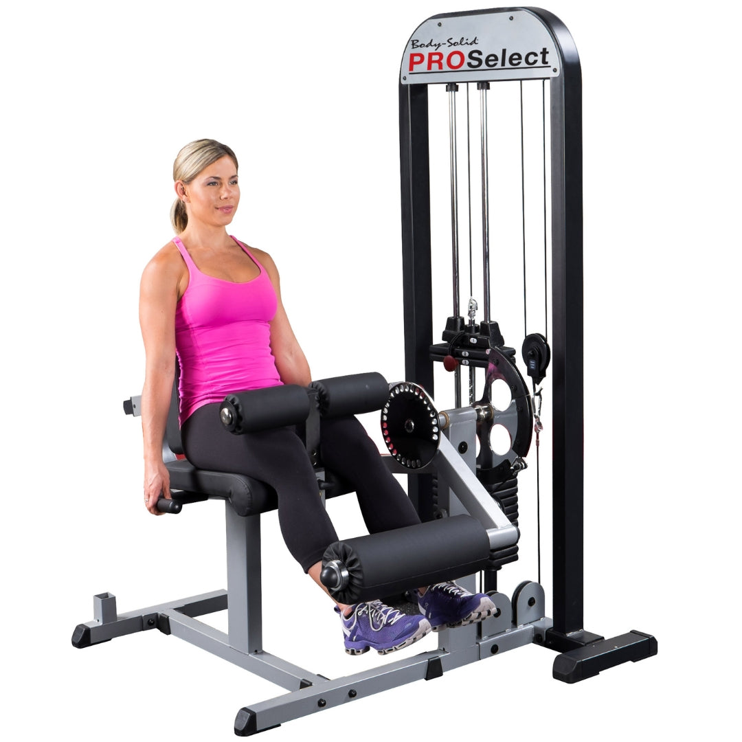 Body Solid GCEC-STK Pro Select Leg Extension Leg Curl Machine — Select ...