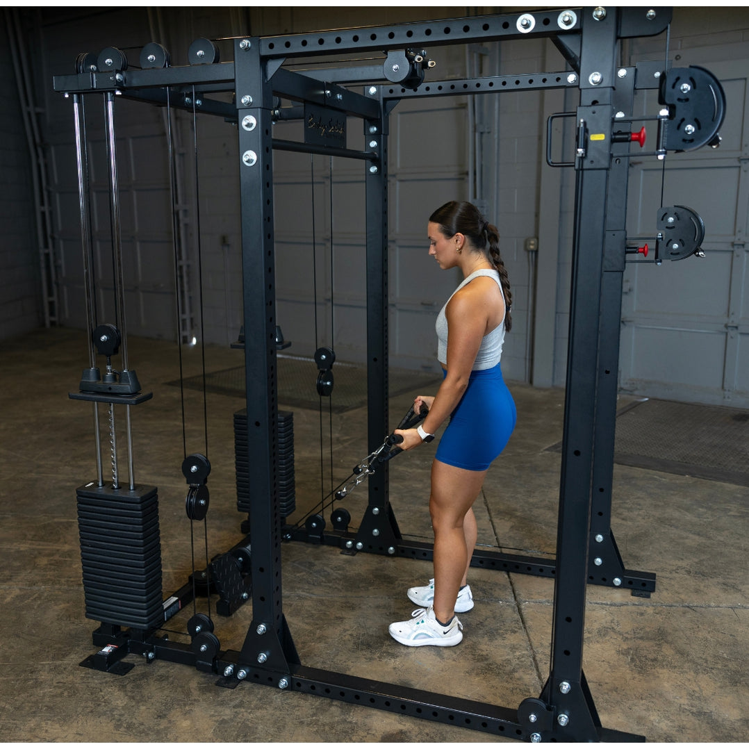 Body Solid Power Rack With Cable System — Select Fitness