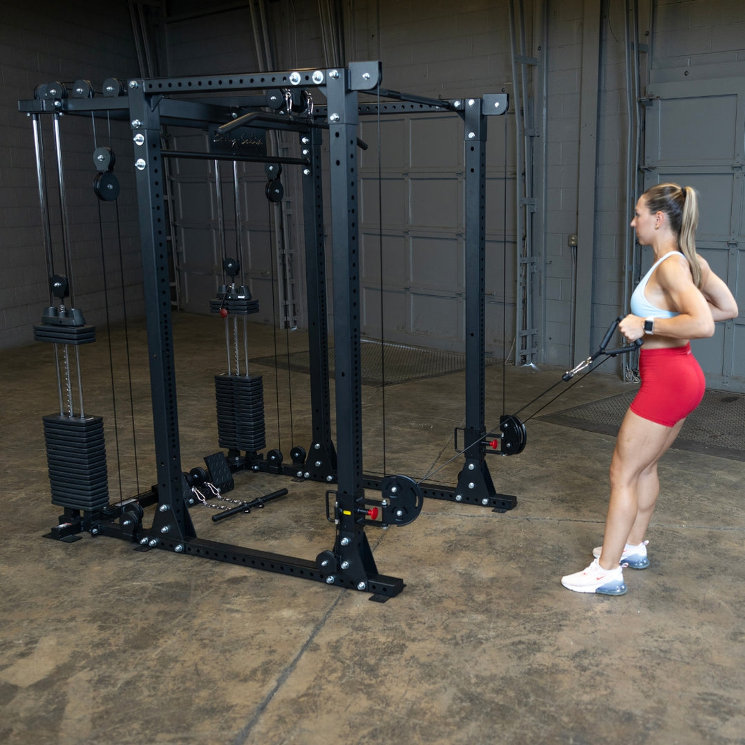 Body Solid Power Rack With Cable System — Select Fitness