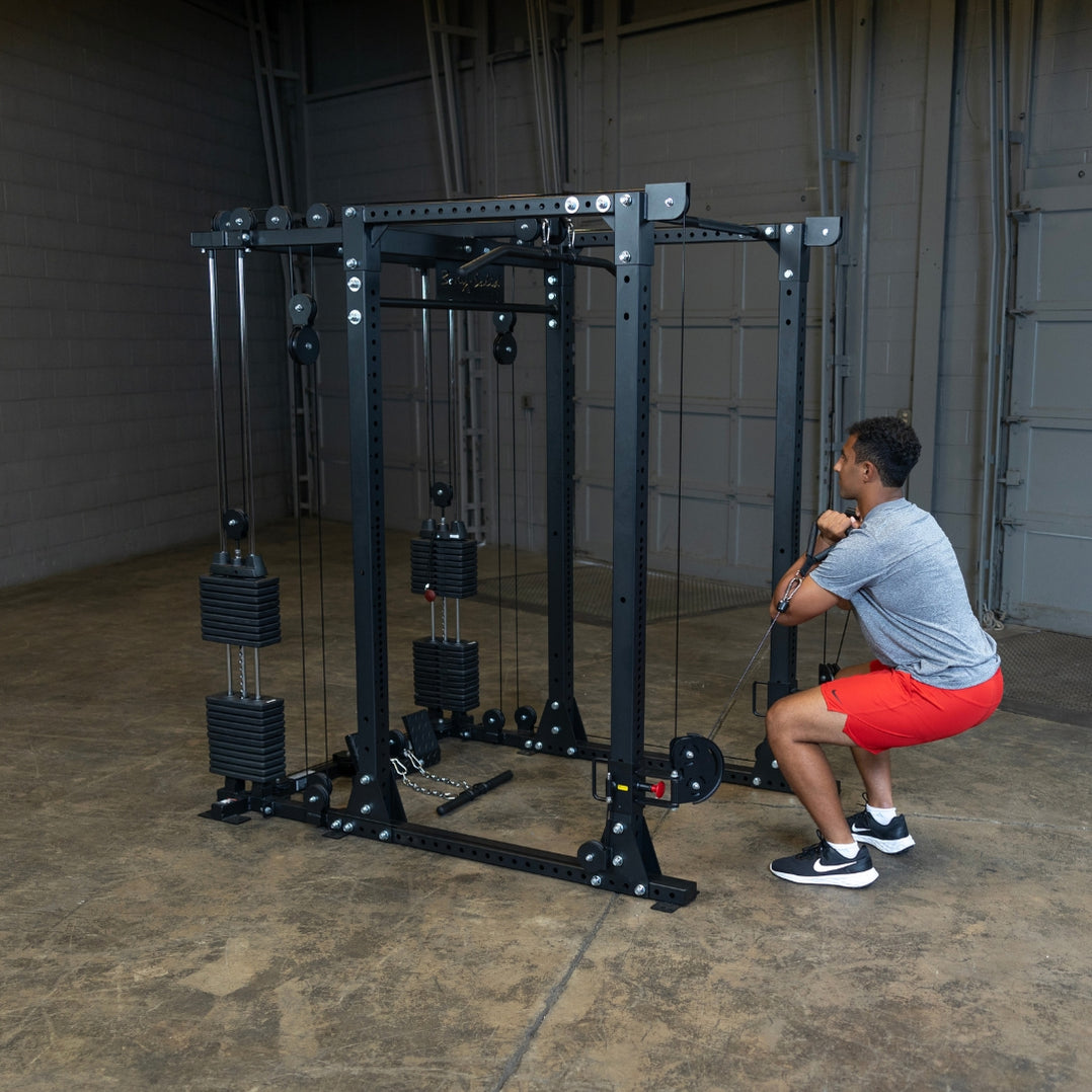 Body Solid Power Rack With Cable System — Select Fitness
