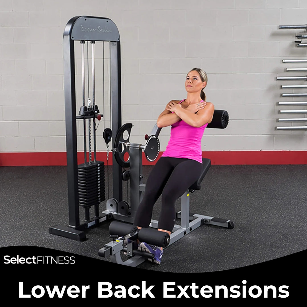 Body Solid Pro Select Ab Crunch Back Extension - GCAB-STK — Select Fitness