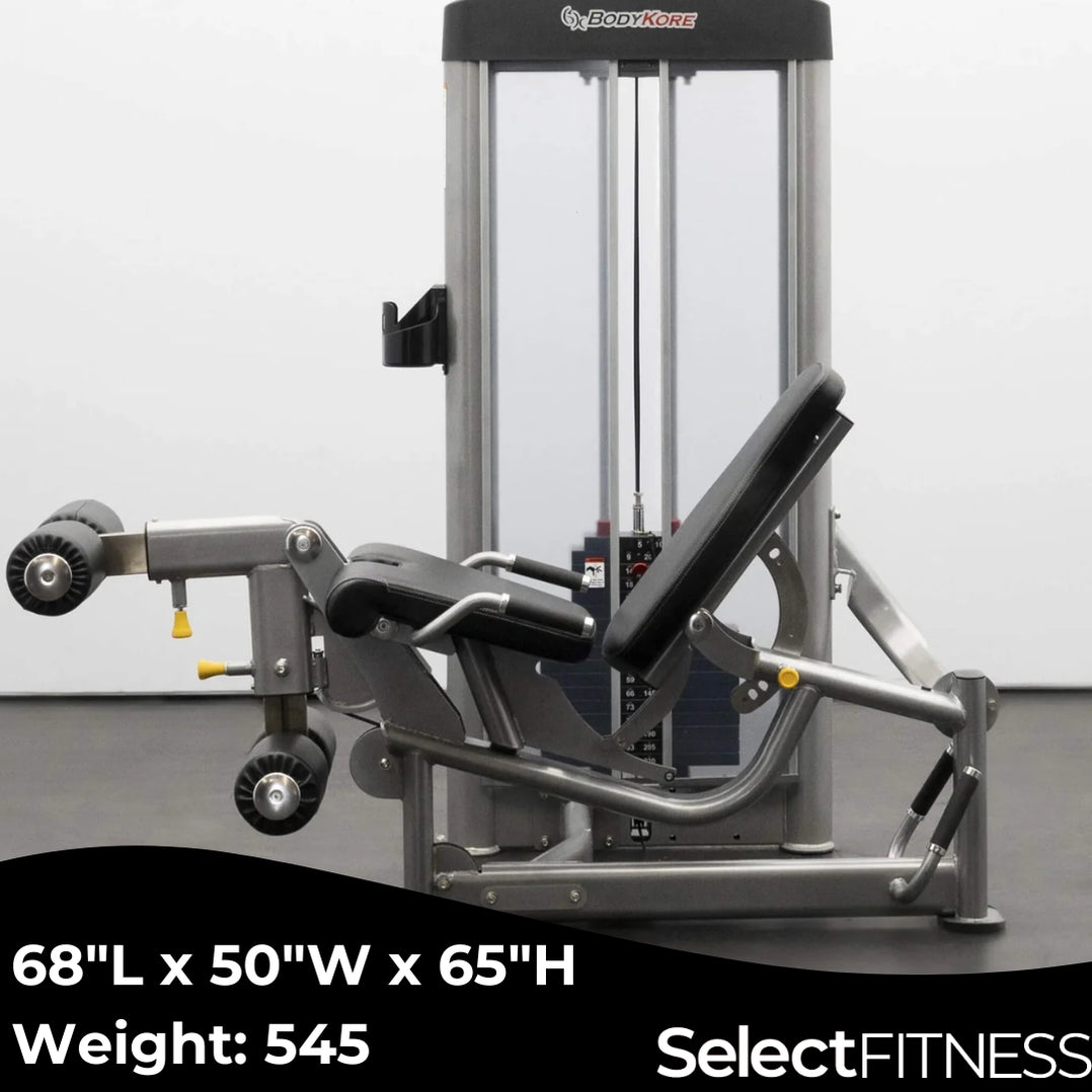 Bodykore GR643 Seated Leg Extension Prone Leg Curl Combo — Select Fitness