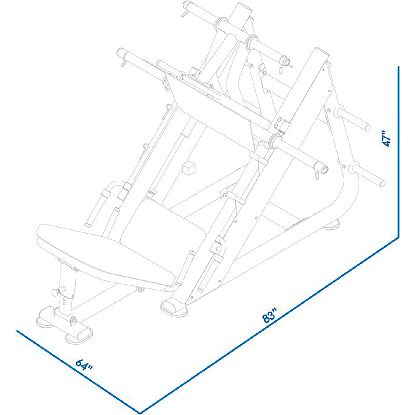 BodyKore Leg Press Signature 45 Degree G277 — Select Fitness