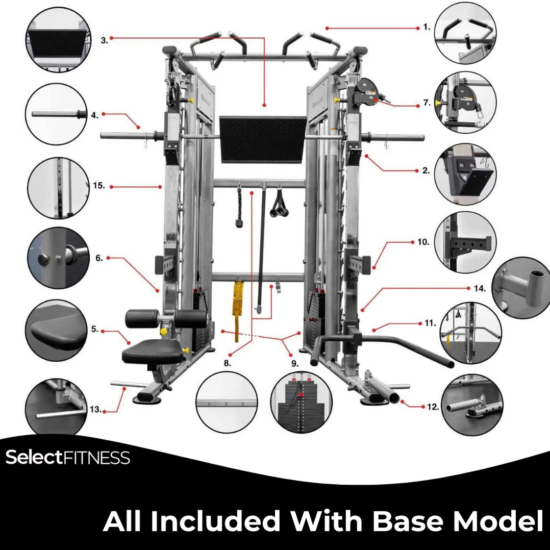 BodyKore Universal Trainer MX1162 - All in One Functional Trainer ...