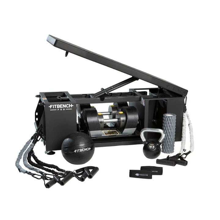 FitBench Pro- All In One With Weights and Storage For Sale — Select Fitness
