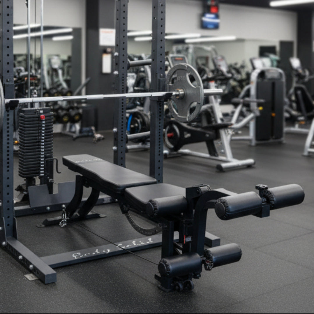 Body Solid GLEG Adjustable Bench With Cable Leg Developer — Select Fitness
