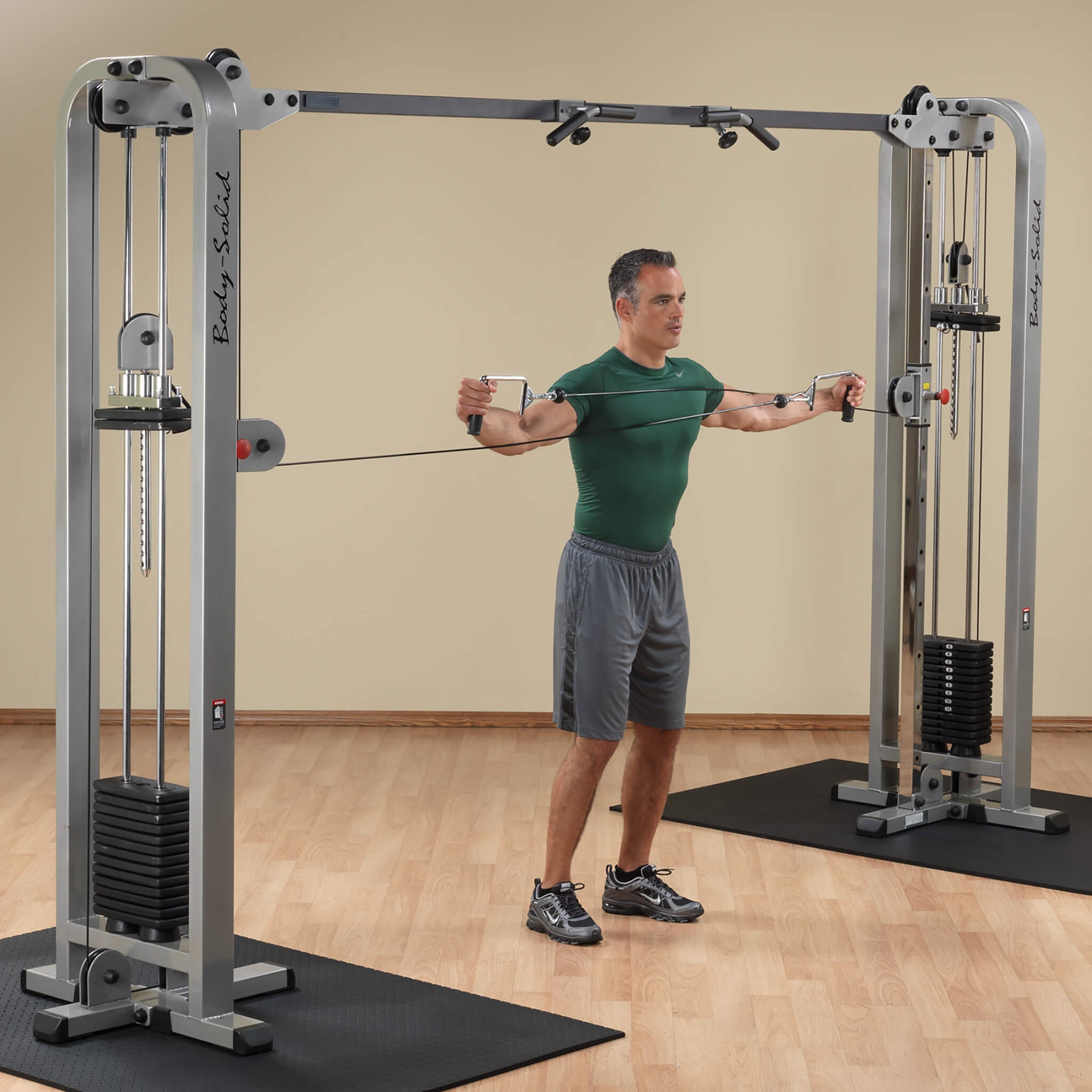 Body Solid Pro Clubline SCC1200G Cable Crossover Machine | Free ...