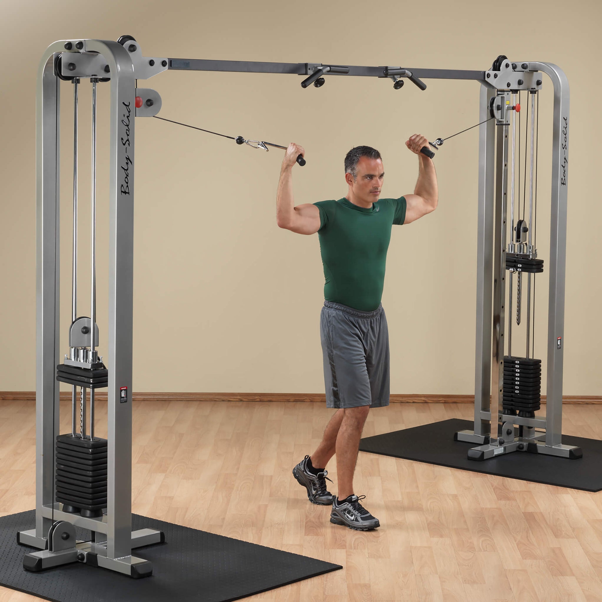 Body Solid Pro Clubline SCC1200G Cable Crossover Machine | Free ...