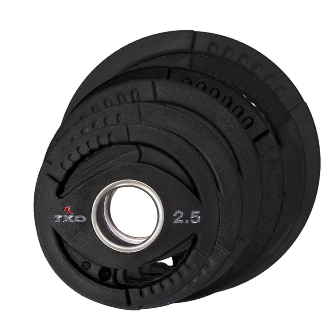 TKO 803TU Olympic Urethane Dual Grip Plate Sets — Select Fitness