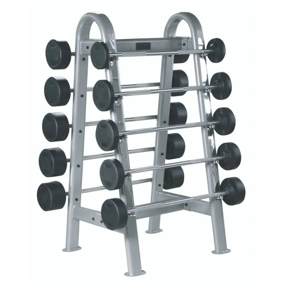 York Barbell ETS Fixed Straight and Curl Bar Rack — Select Fitness