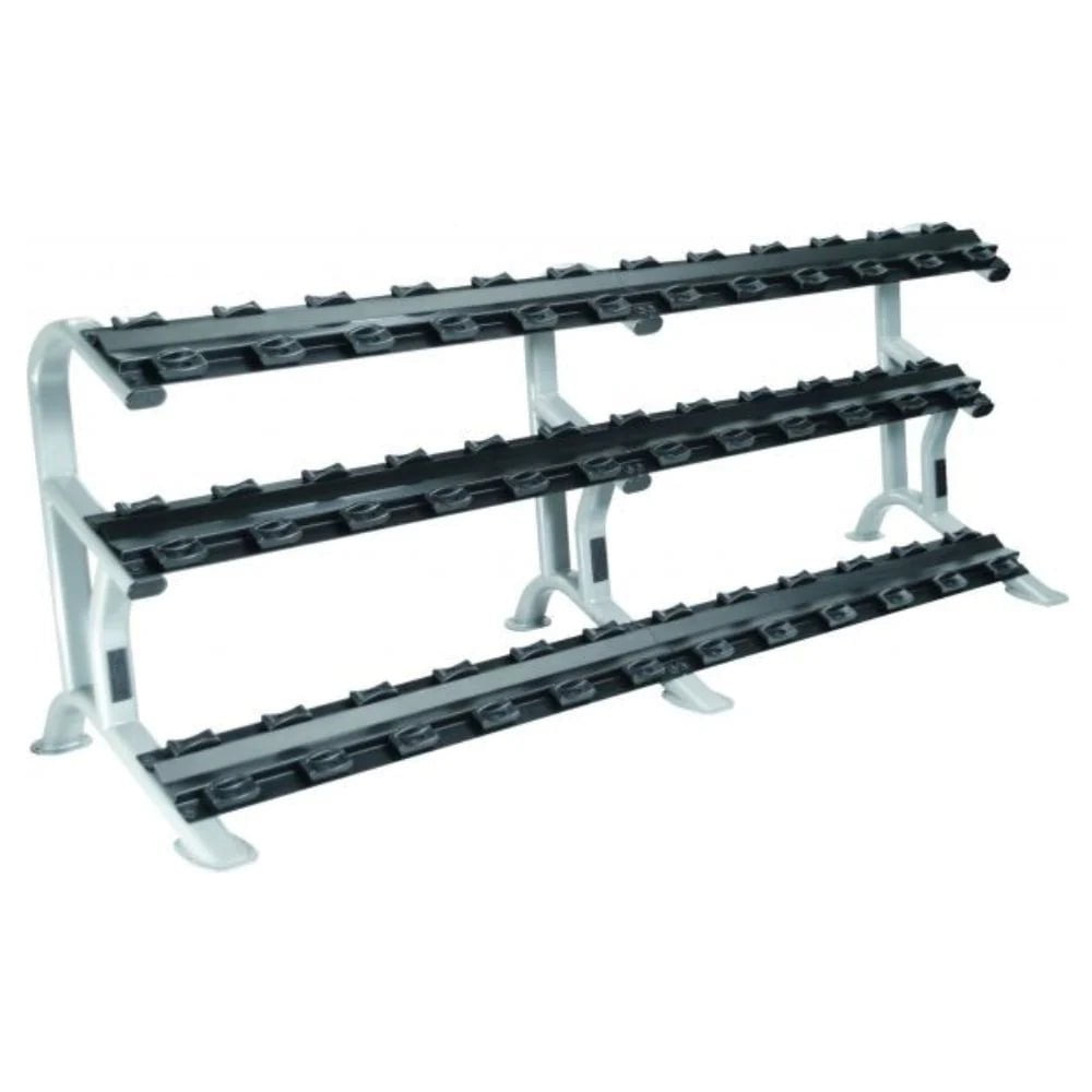 York Barbell ETS Three-Tier Dumbbell Rack — Select Fitness