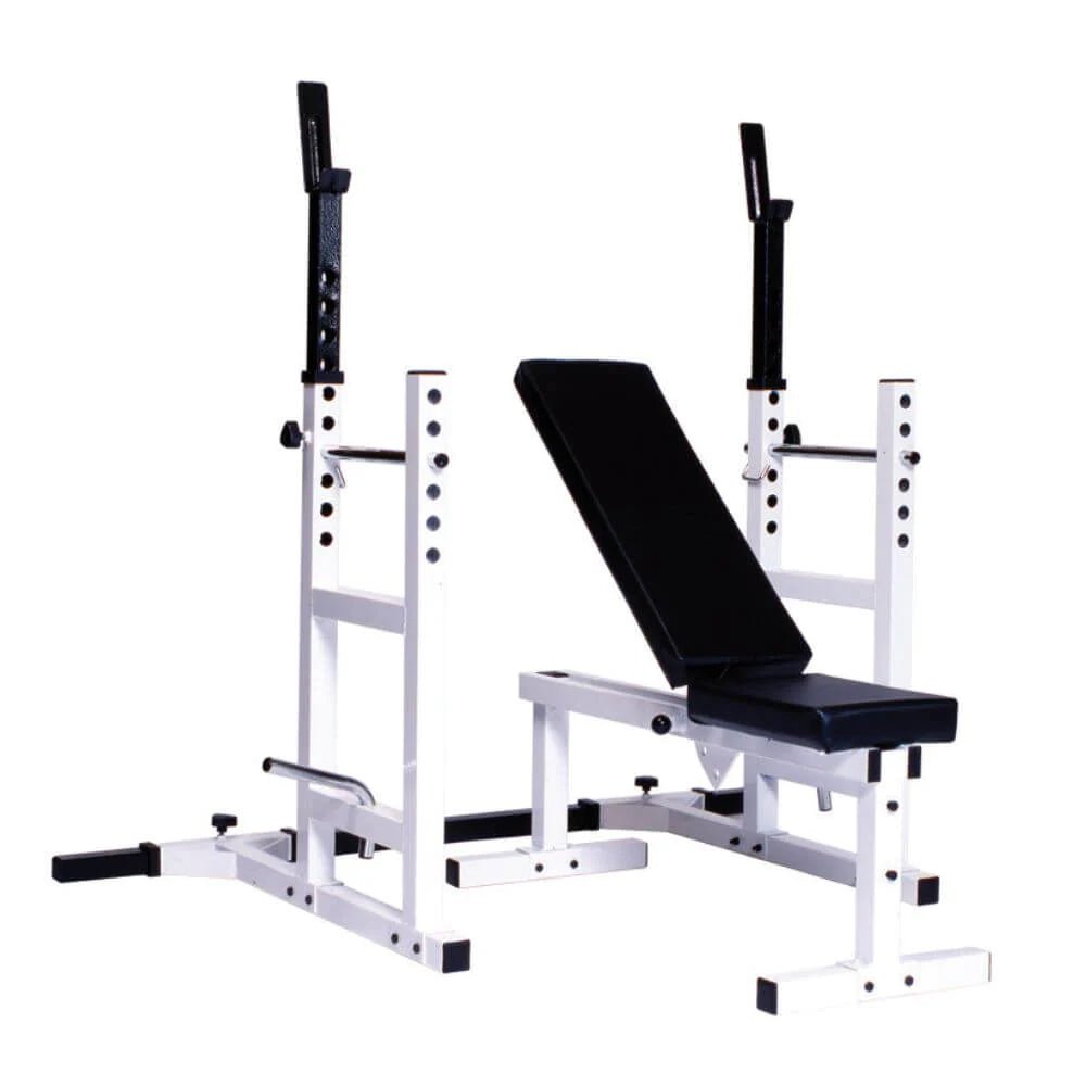 York Barbell Pro Series 209 Squat Rack Bench Combo — Select Fitness