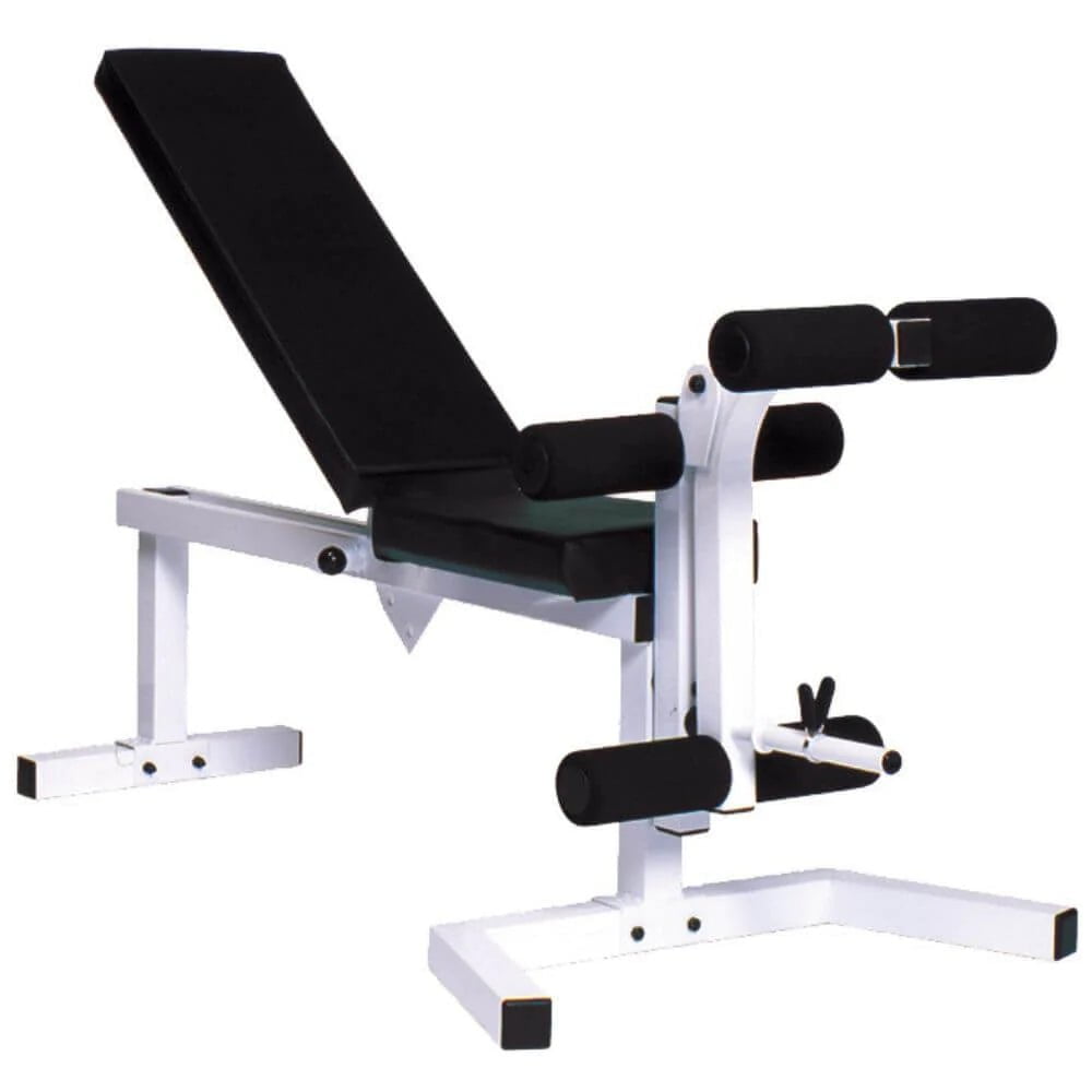 York Barbell Pro Series 210 Flat Incline Bench With Leg Developer ...